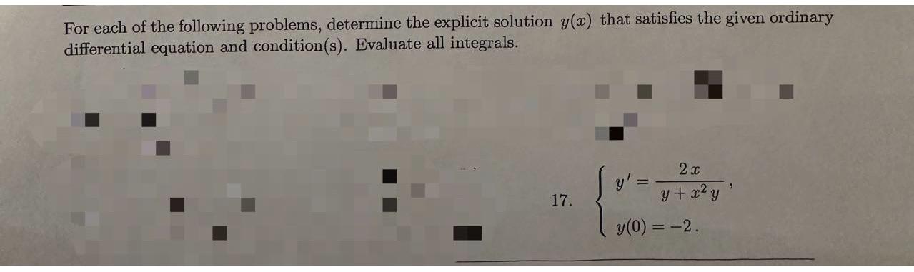Solved For each of the following problems, determine the | Chegg.com