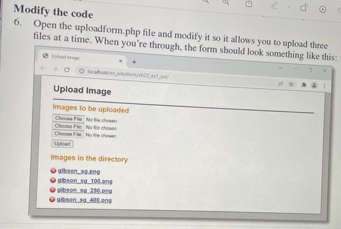 Solved Exercise 22-1 Work with uploads and images This | Chegg.com
