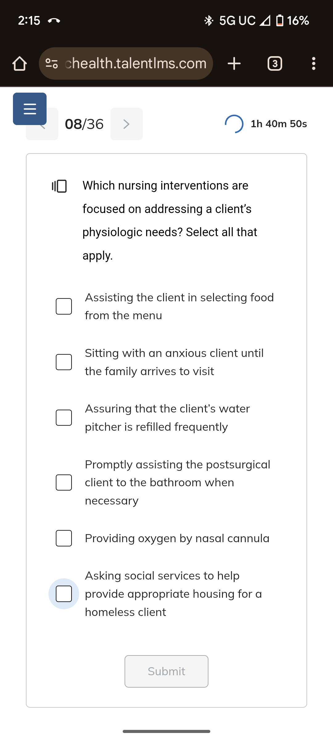 Solved 11Which nursing interventions are focused on | Chegg.com