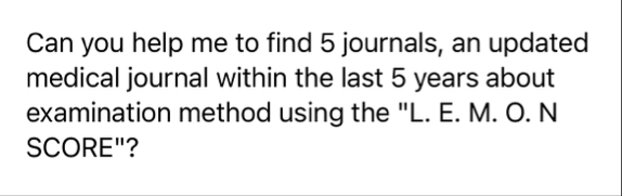Solved Can you help me to find 5 ﻿journals, an updated | Chegg.com