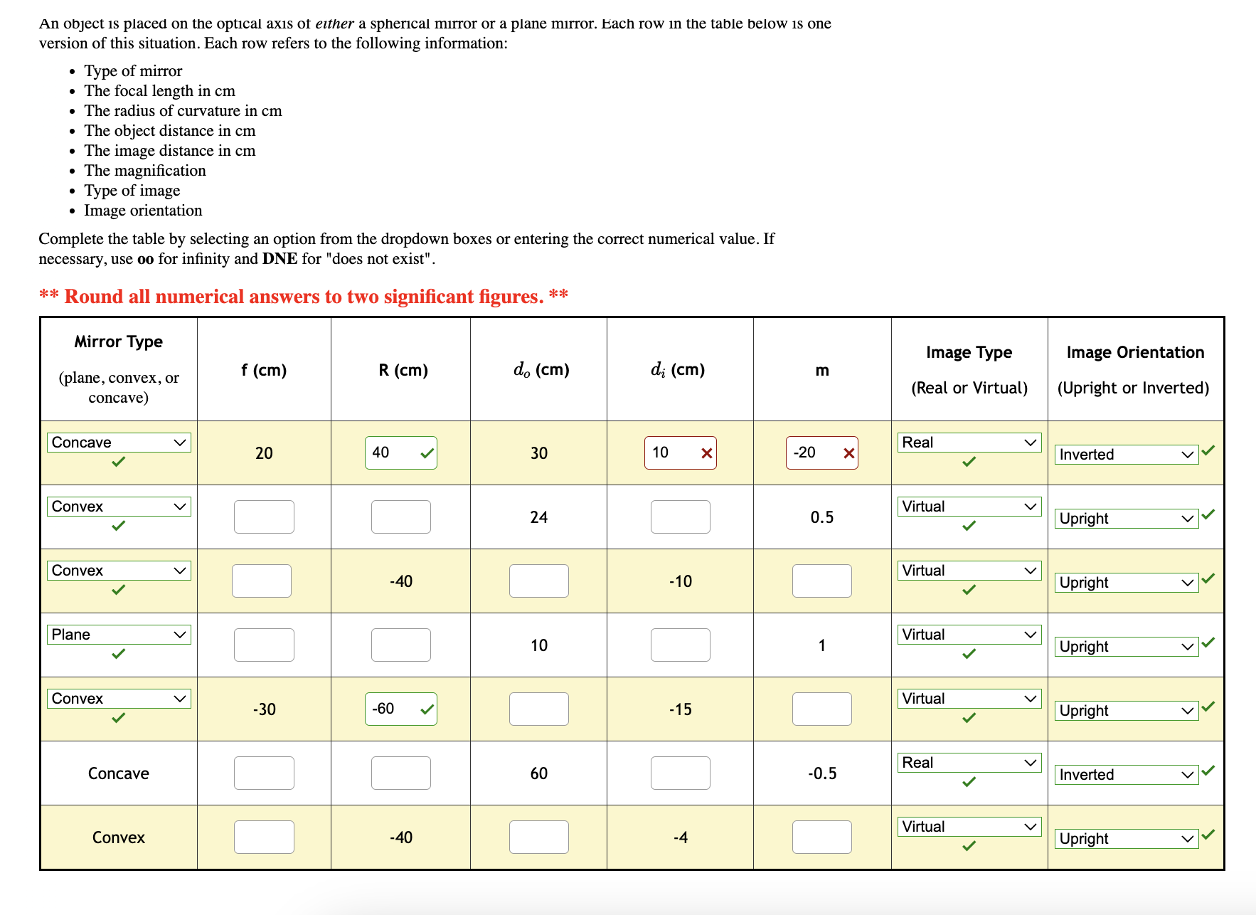 Solved PLEASE HELP WITH REMAINING VALUES ASAP | Chegg.com