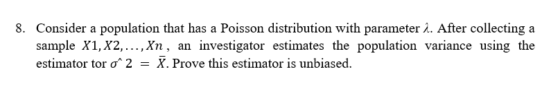 Solved Consider a population that has a Poisson distribution | Chegg.com