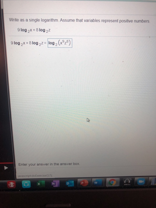 Solved Write as a single logarithm. Assume that variables | Chegg.com
