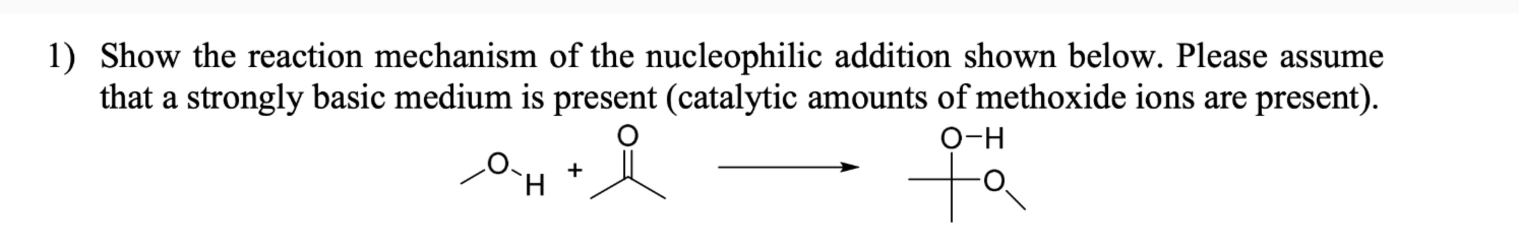 Solved Show the reaction mechanism of the nucleophilic | Chegg.com