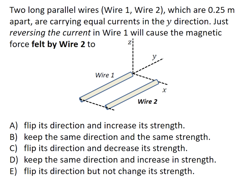 Solved Two long parallel wires (Wire 1, ﻿Wire 2), ﻿which are | Chegg.com