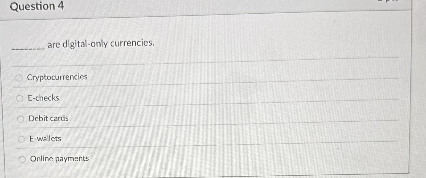 Solved Question 4are digital-only | Chegg.com
