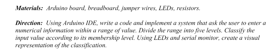 Solved Materials: Arduino board, breadboard, jumper wires, | Chegg.com