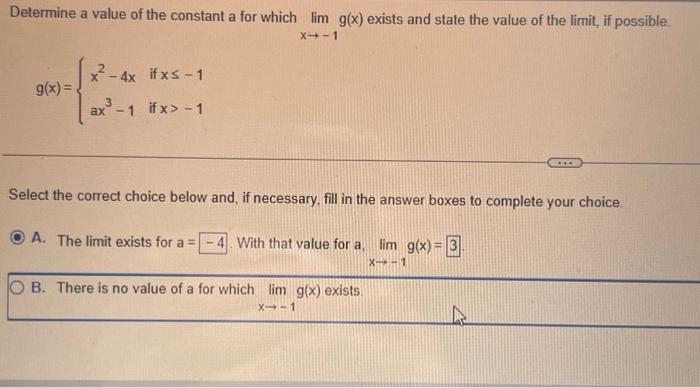 Solved Determine the limit. limx→4+f(x), where | Chegg.com
