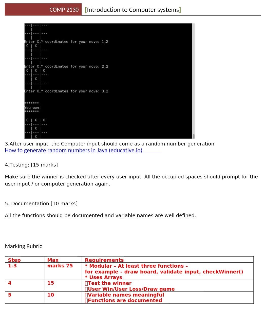 Solved 1. Introduction The purpose of this assignment is to | Chegg.com