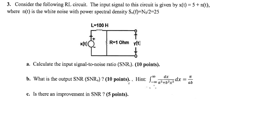 Solved SOLVE BRIEFLY!!! Consider the following RL circuit. | Chegg.com