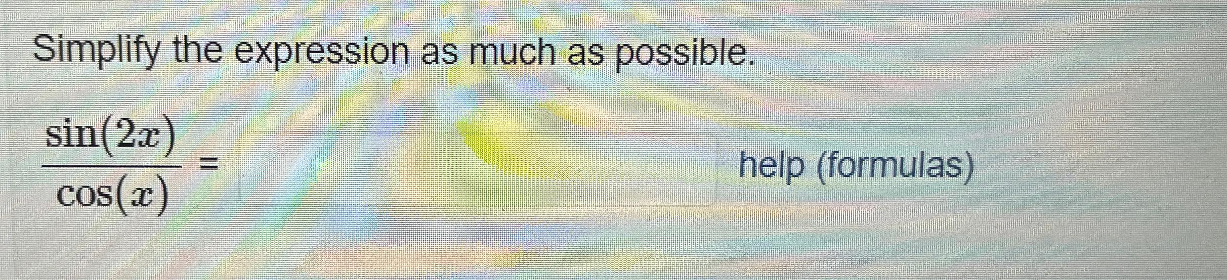 Solved Simplify the expression as much as | Chegg.com