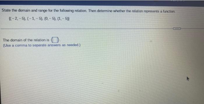 Solved State the domain and range for the following | Chegg.com