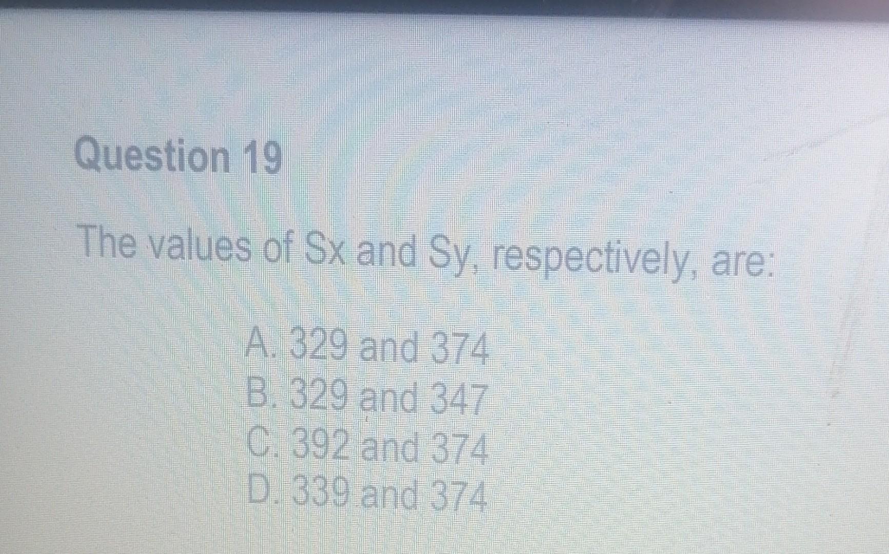 Solved Questions 19−23 refer to the problem below. The | Chegg.com