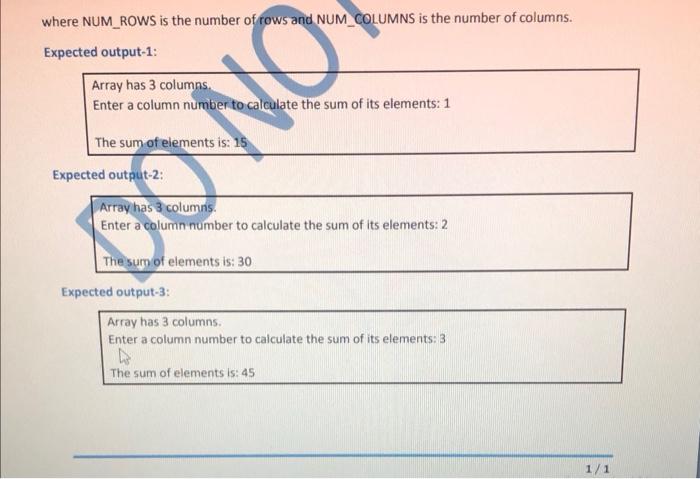Solved Program Sum Of A Two Dimensional Array Sumc