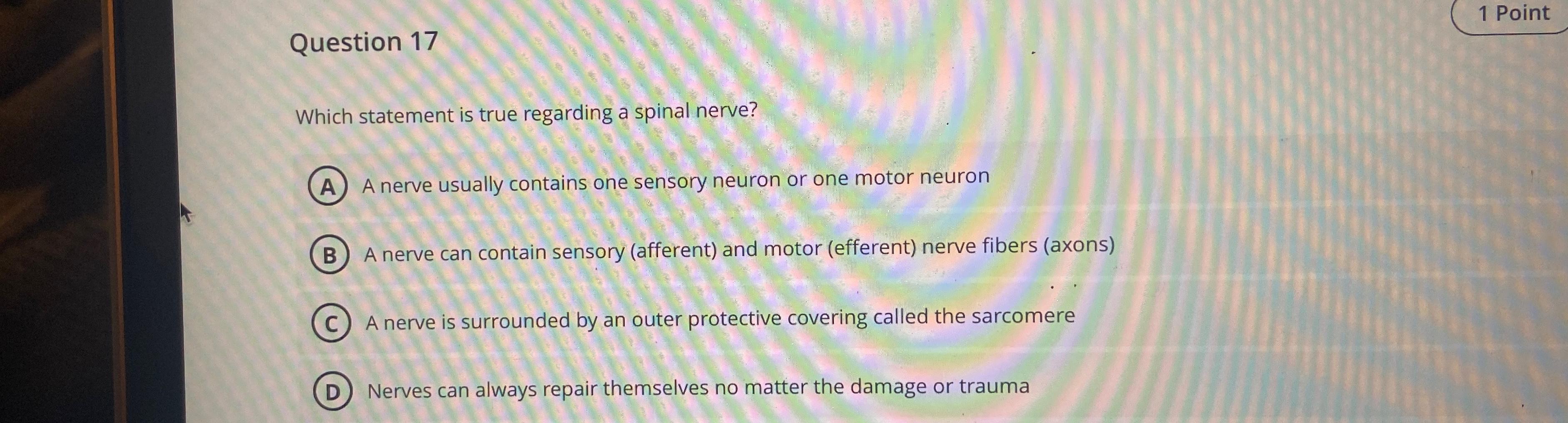 Solved Question 171 ﻿PointWhich statement is true regarding | Chegg.com