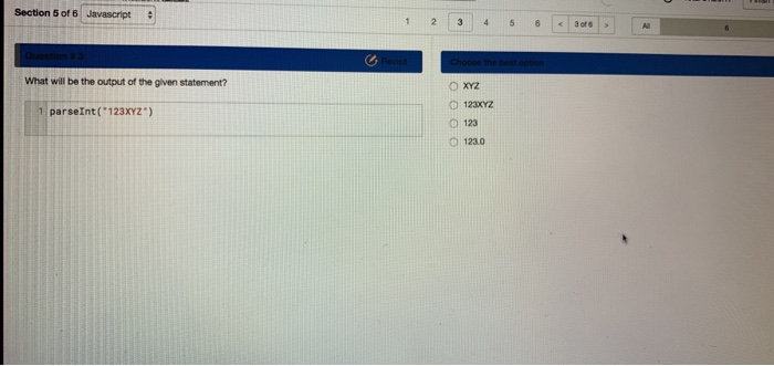 Solved J 4 5 6 estion be mat will be the output of | Chegg.com
