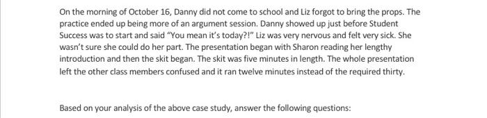 Solved CASE STUDY 2 TITLE: TEAM WORK CASE STUDY Students in | Chegg.com