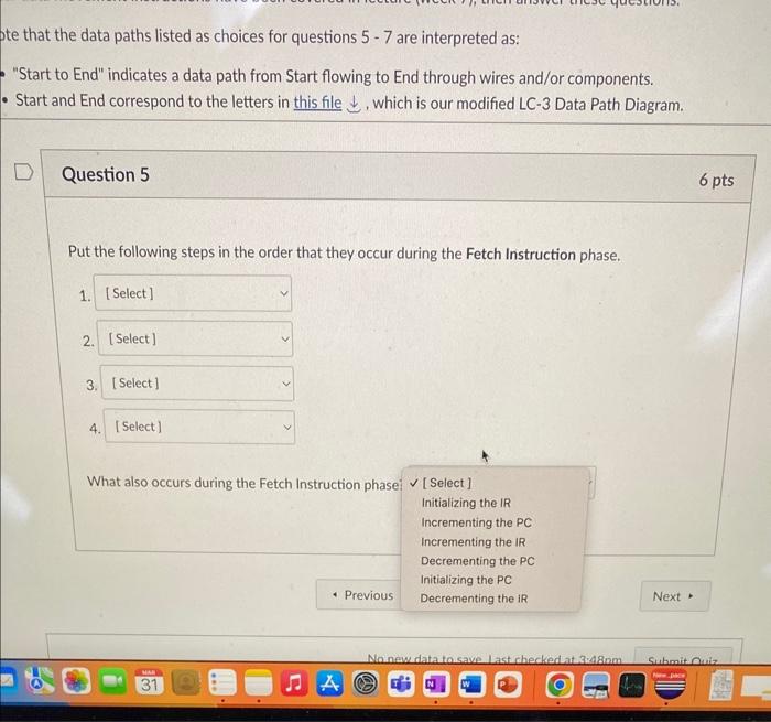 Put the following steps in the order that they occur | Chegg.com
