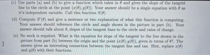 Solved 3. The equation for a circle or radius r is given by | Chegg.com