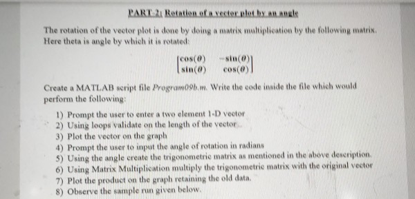 Solved I need to create a math lab program that does tge | Chegg.com