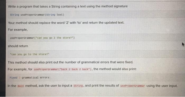Solved write 2 different codes in java that compeletes the 2 | Chegg.com
