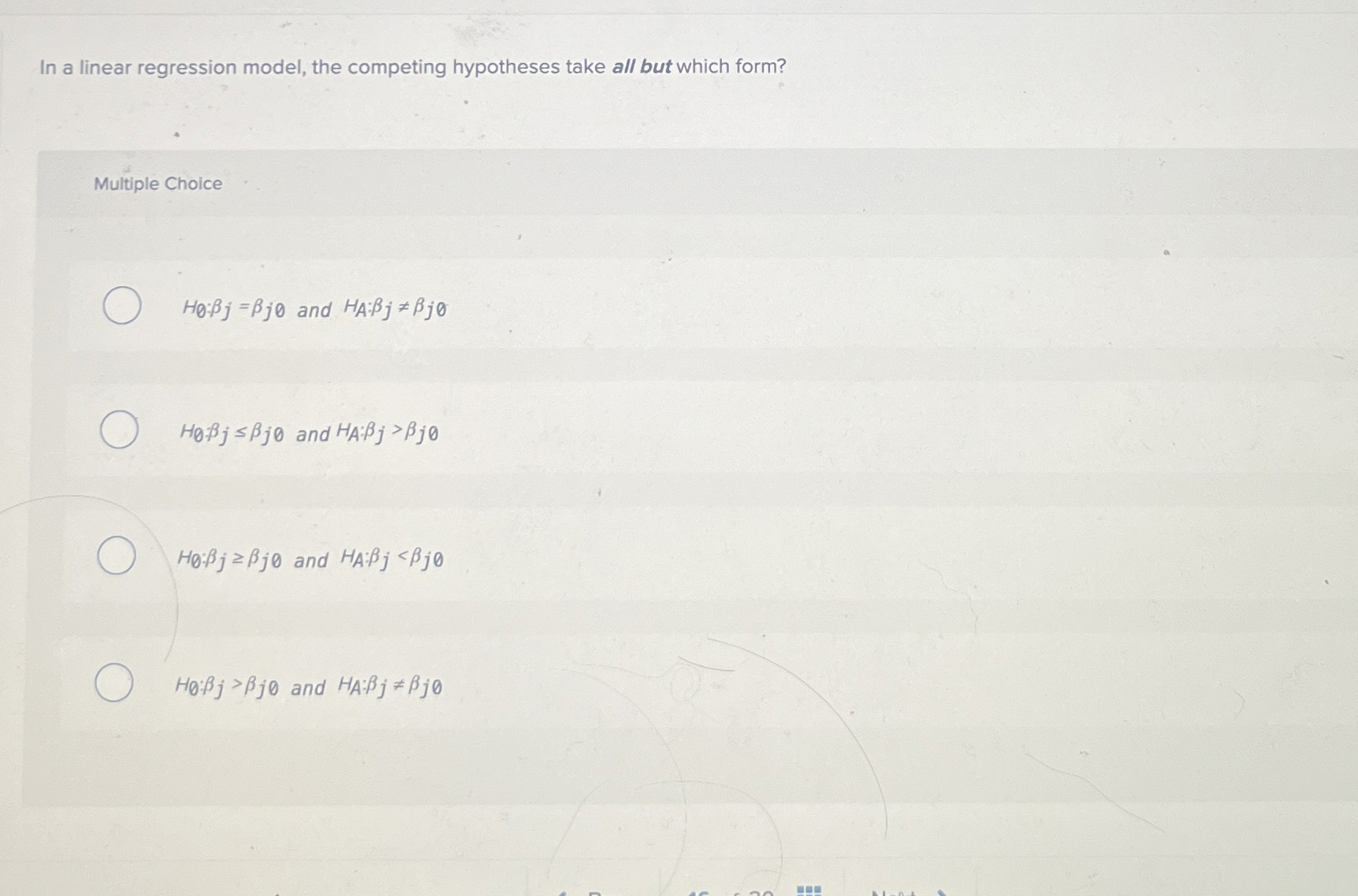 Solved In a linear regression model, the competing | Chegg.com