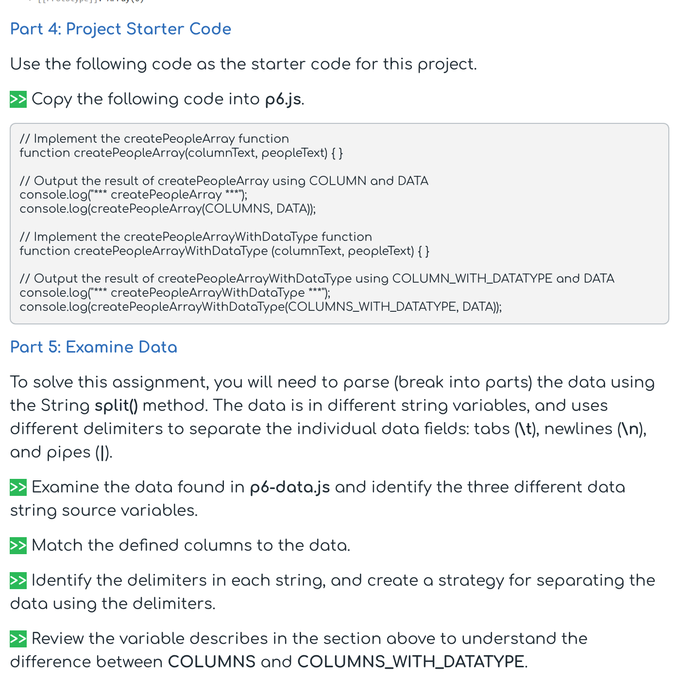 Solved Part 5: Examine DataTo solve this assignment, you | Chegg.com