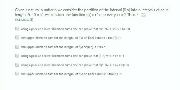 Solved 1. Given a natural number n we consider the partition | Chegg.com