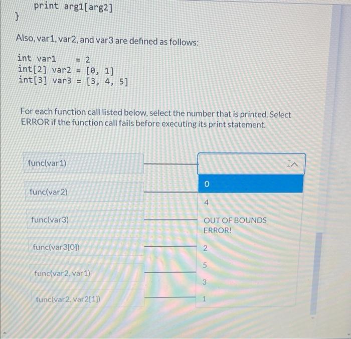Solved The variable name func has been overloaded with 4 | Chegg.com