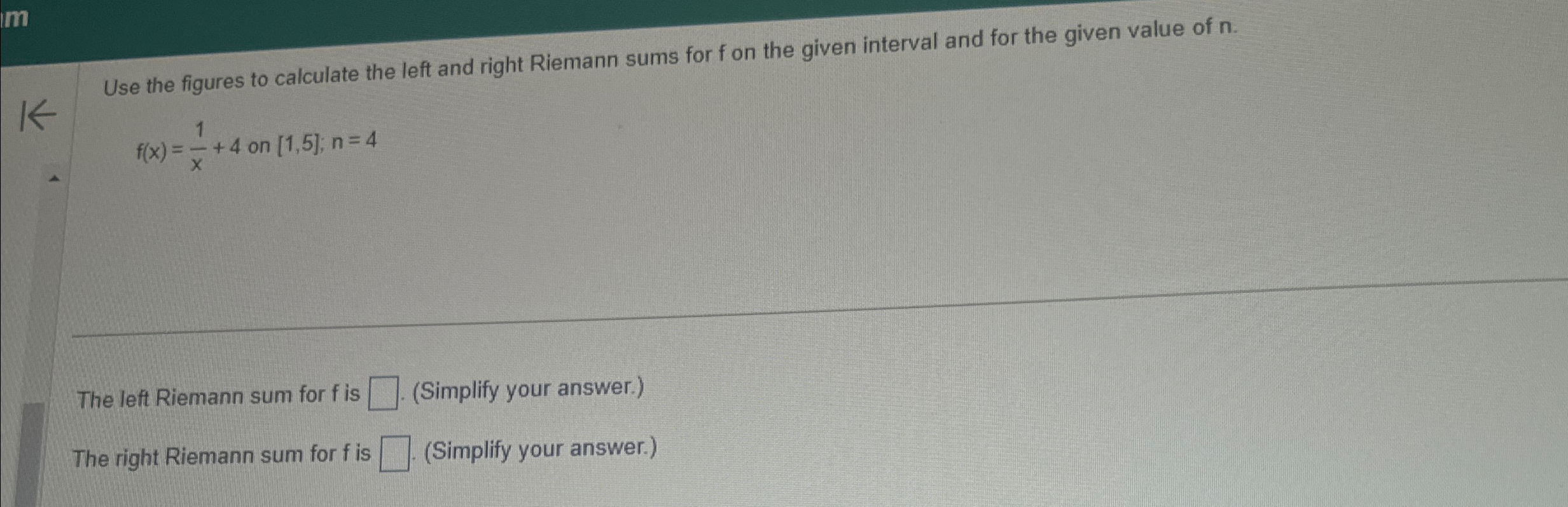 Solved Use the figures to calculate the left and right | Chegg.com