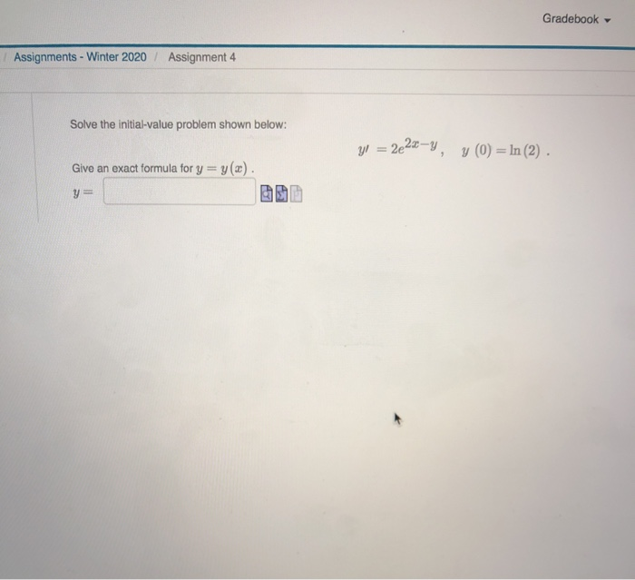 Solved Gradebook Assignments - Winter 2020 Assignment 4 | Chegg.com