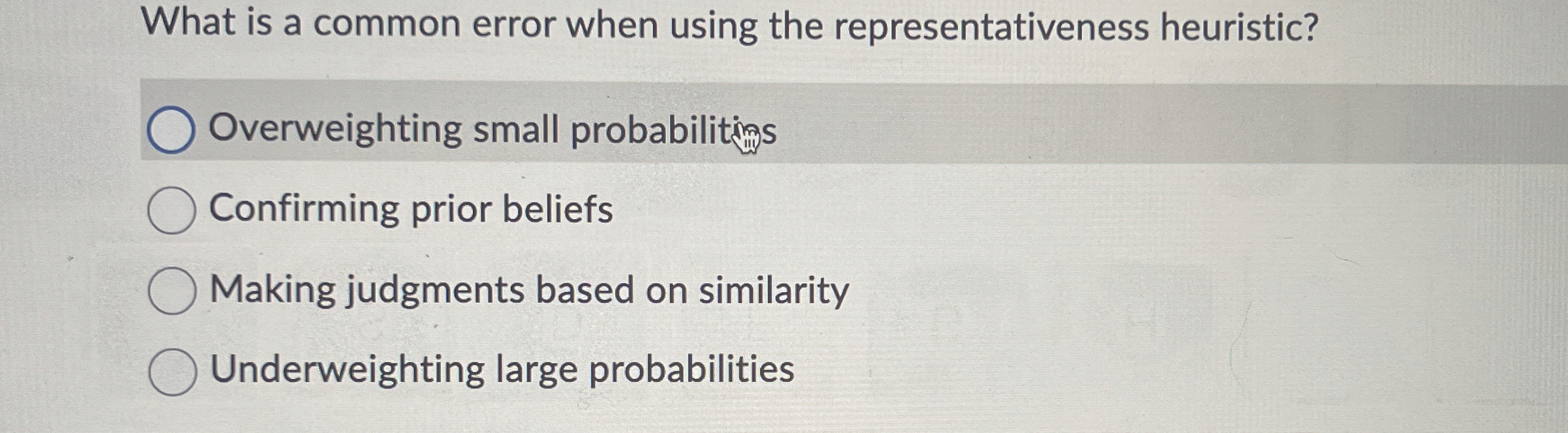 Solved What is a common error when using the | Chegg.com