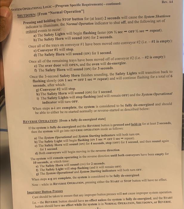 Solved EM OPERATIONAL LOGIC - (Program Specific | Chegg.com