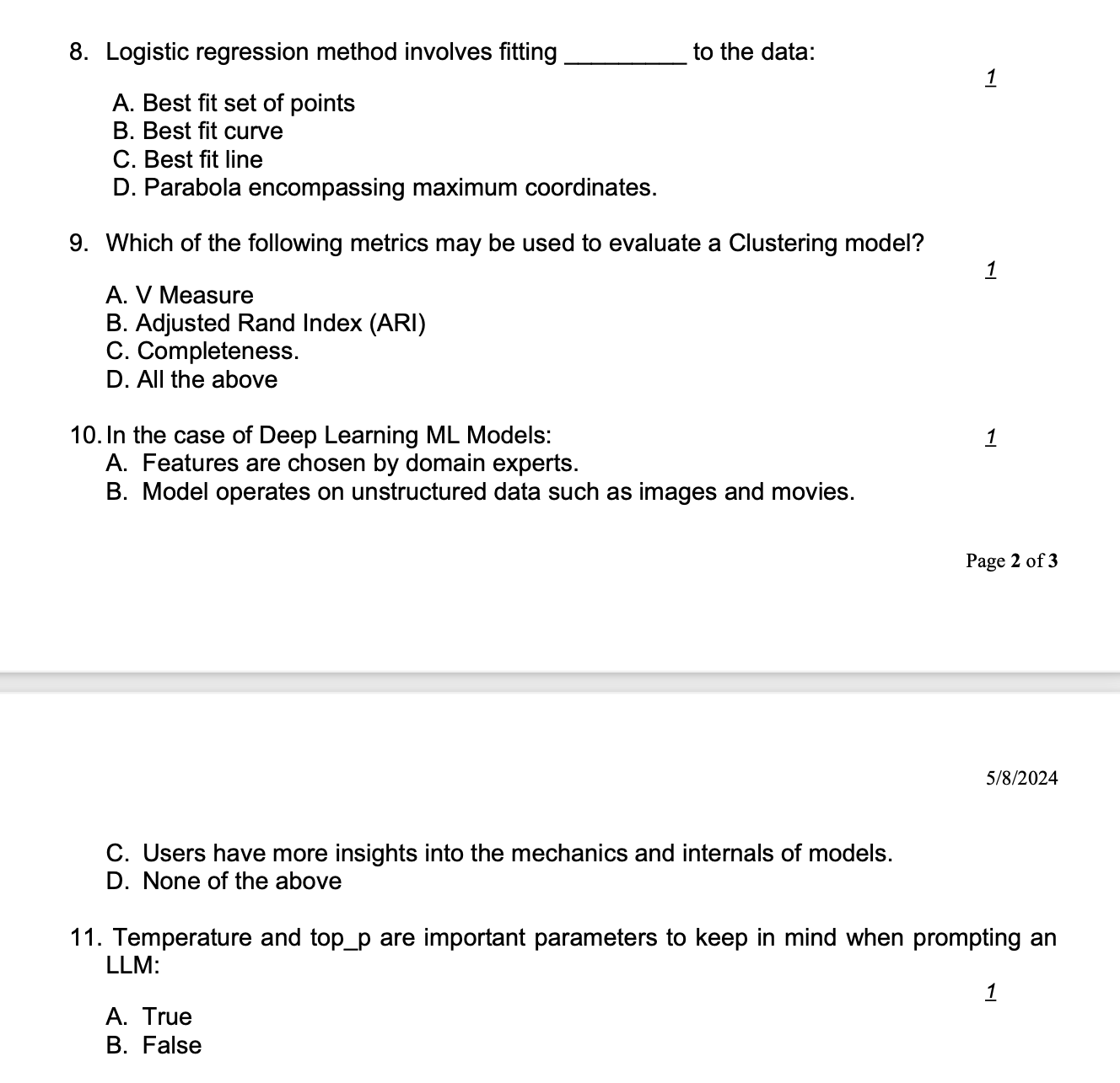 Solved Logistic regression method involves fittingto the | Chegg.com