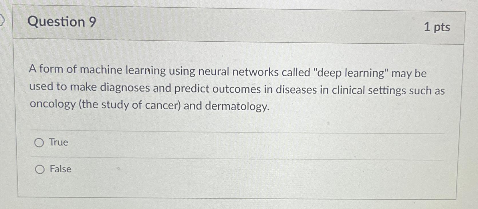 Solved Question 91 ﻿ptsA form of machine learning using | Chegg.com