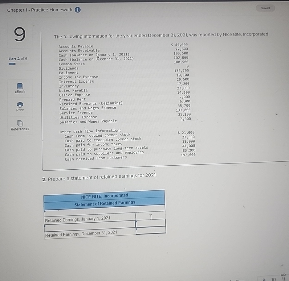 Solved Chapter 1 -Practice Homework (i) Part 2 ﻿of | Chegg.com
