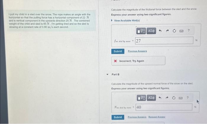 Solved Calculate the magnitude of the frictional force | Chegg.com