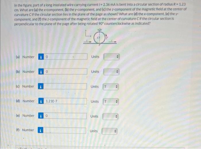 Solved In the figure, part of a long insulated wire carrying | Chegg.com