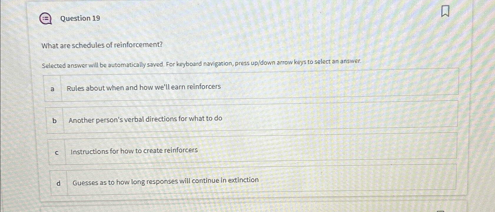 Solved Question 19What are schedules of | Chegg.com