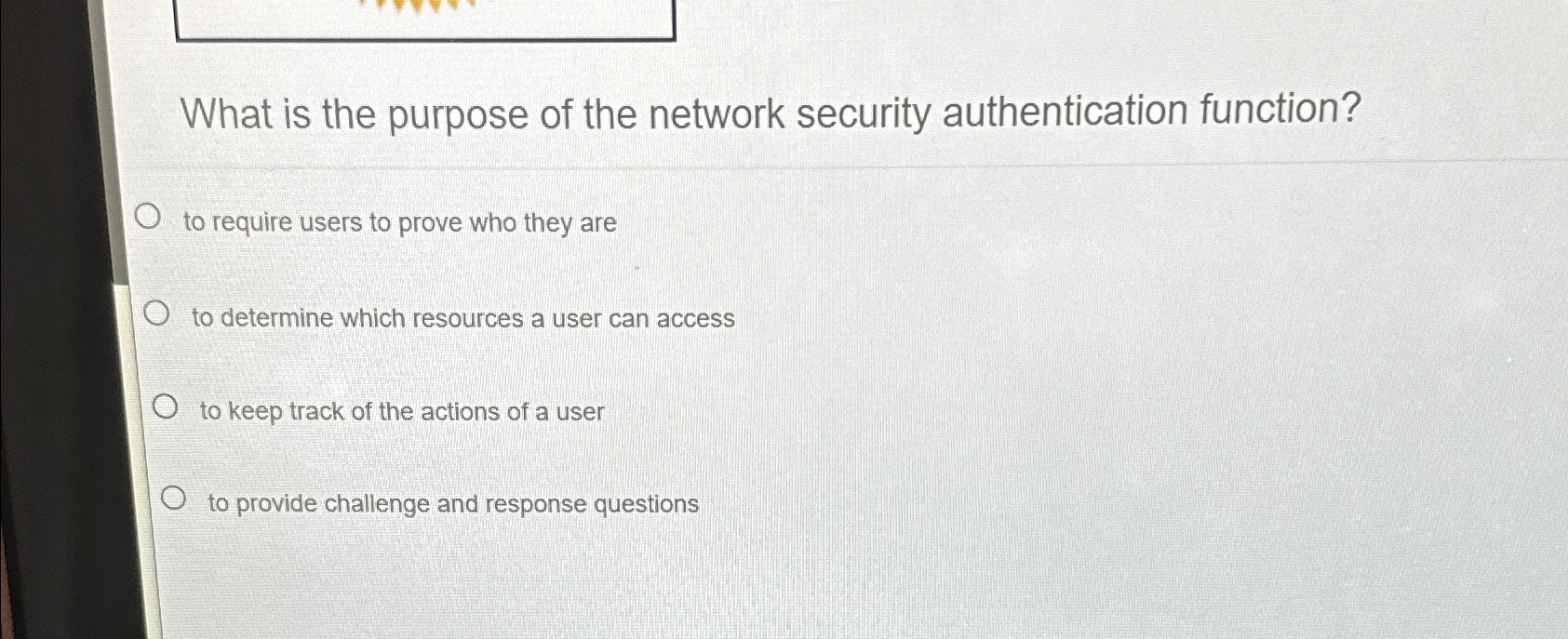 Solved What is the purpose of the network security | Chegg.com