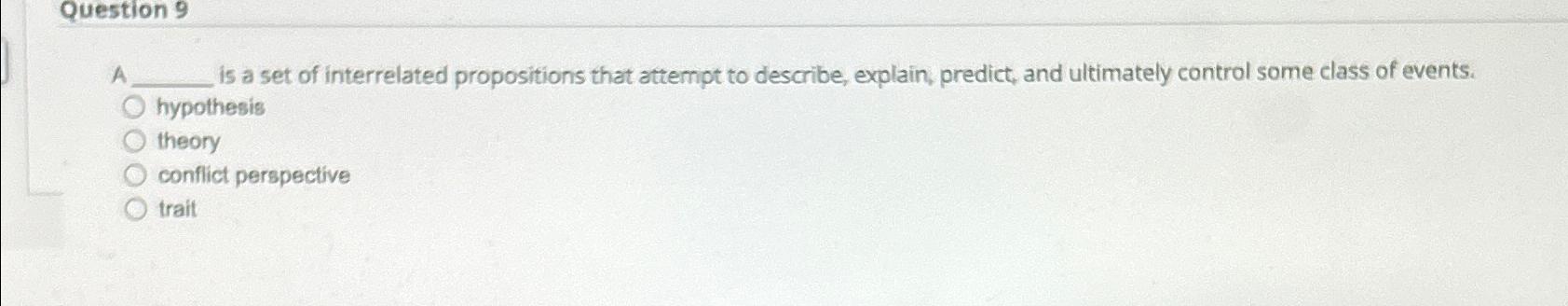 Solved Question 9A is a set of interrelated propositions | Chegg.com