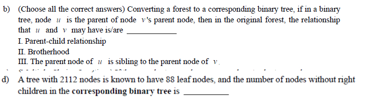 Solved b) (Choose all the correct answers) ﻿Converting a | Chegg.com