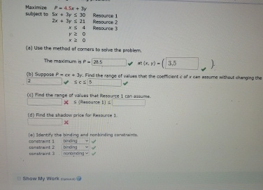 Solved \table[[Maximize,P=4.5x+3y,],[subject to | Chegg.com