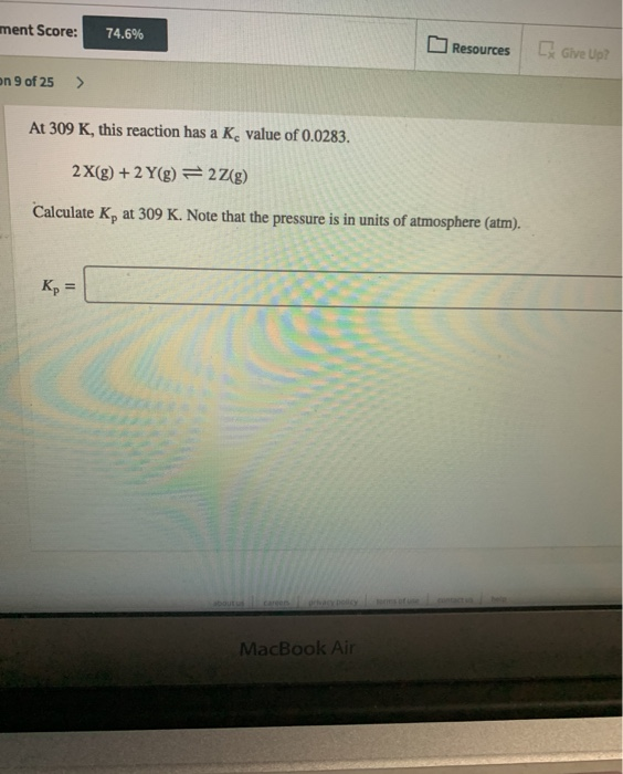 Solved ment Score: 74.6% Resources [ Give Up? en 9 of 25 > | Chegg.com Solved ment Score: 74.6% Resources [ Give Up? en 9 of 25 > | Chegg.com