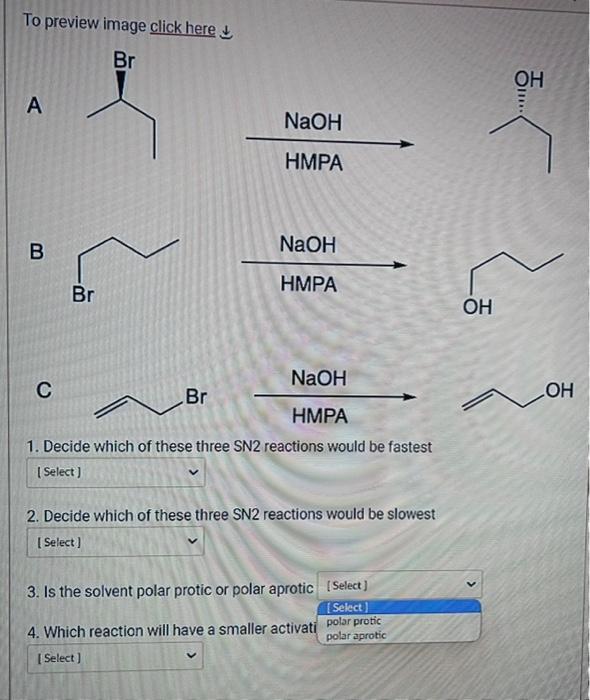 Solved To preview image click here ⌋ A HMPA NaOH B C 1. | Chegg.com