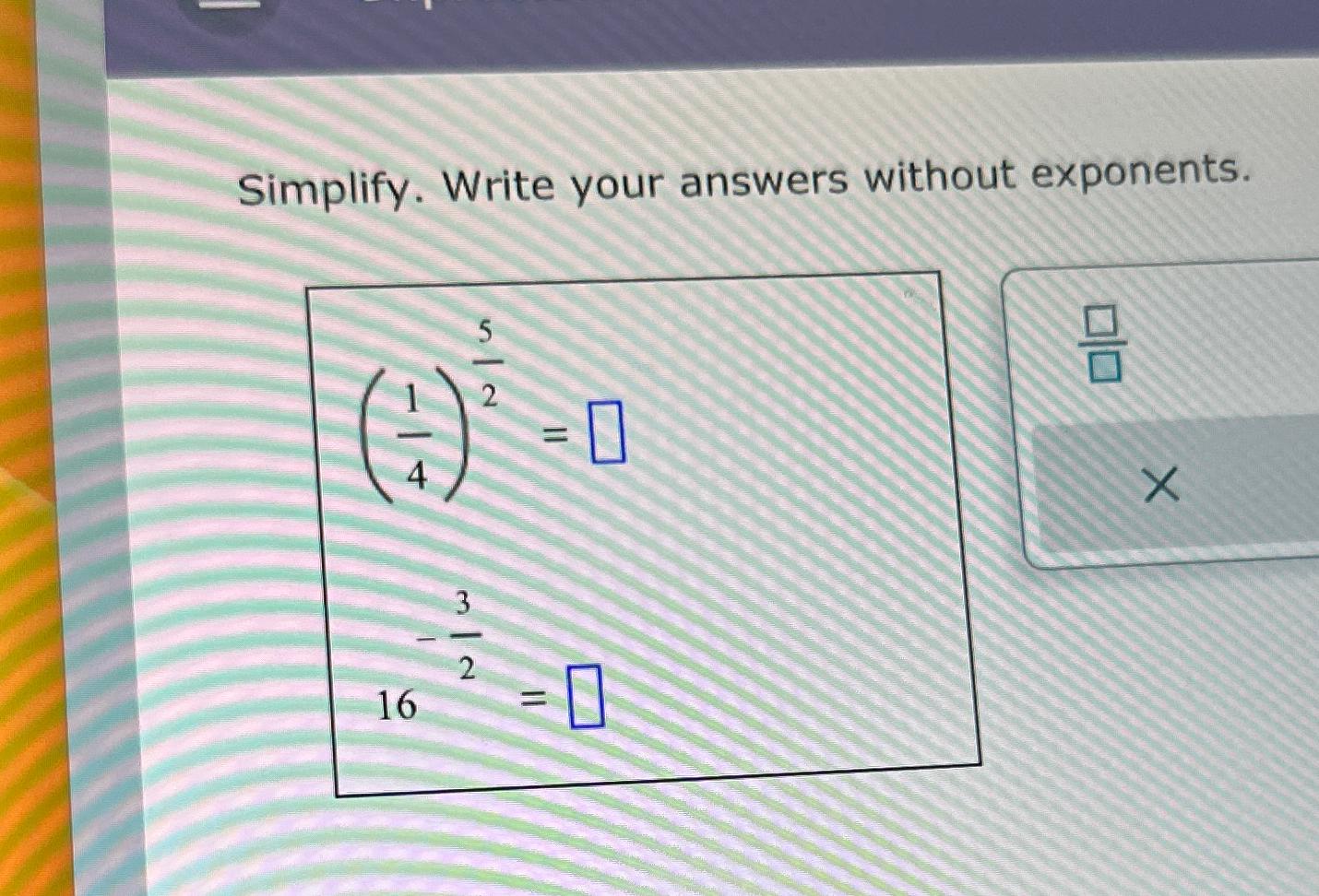 Solved Simplify. Write your answers without | Chegg.com