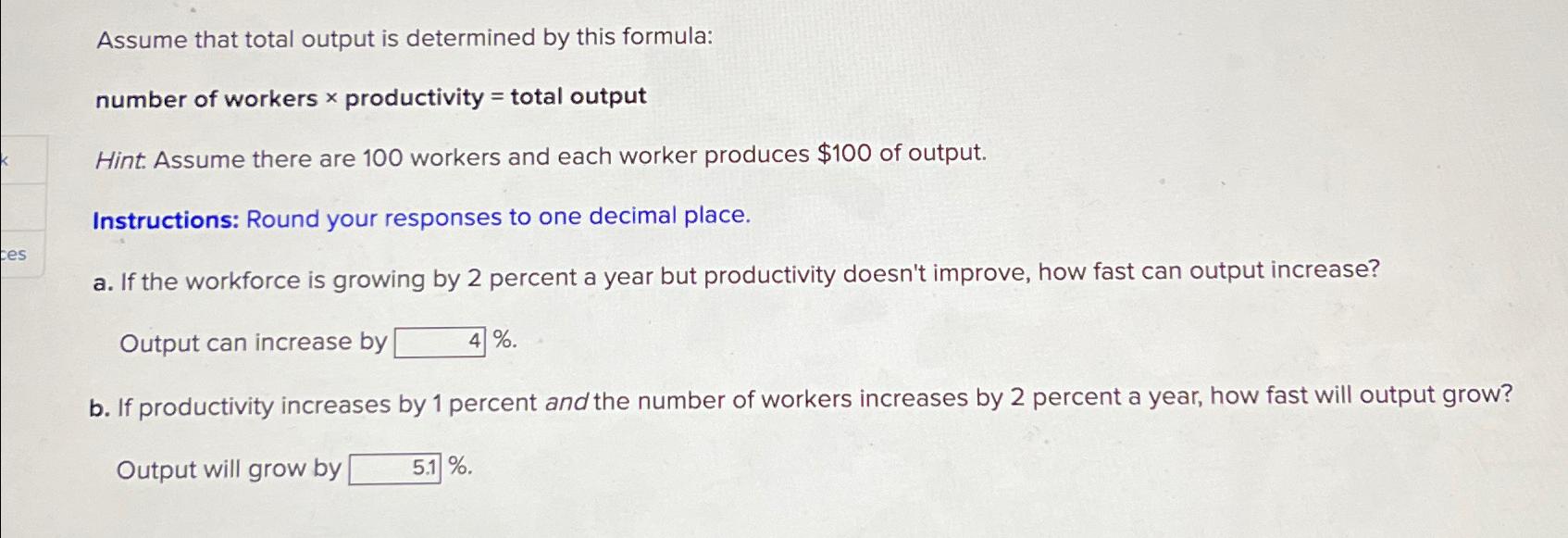 Solved Assume that total output is determined by this | Chegg.com