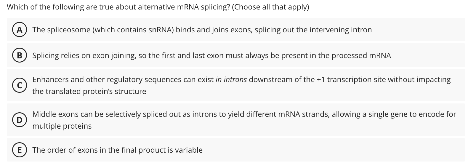 Solved Which of the following are true about alternative | Chegg.com