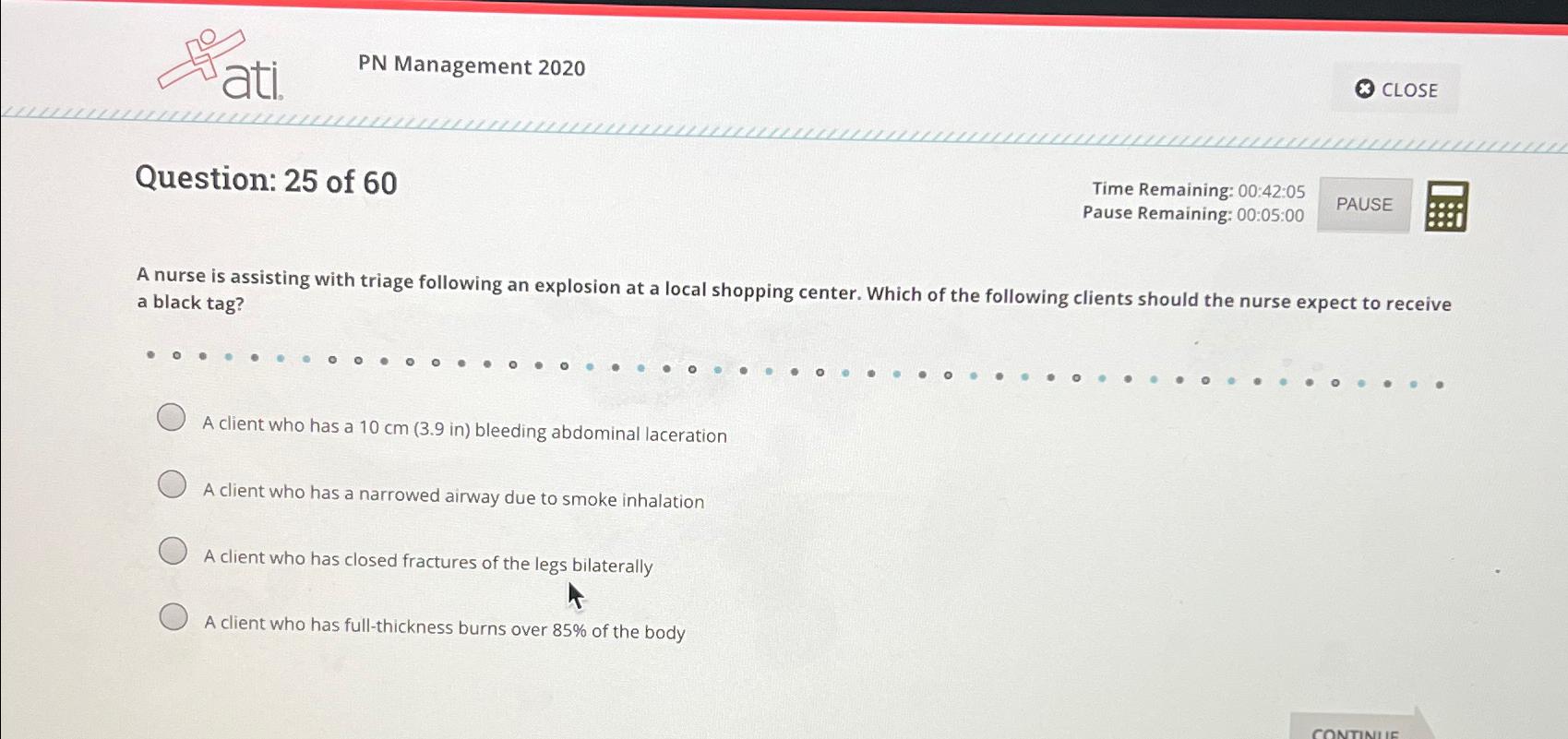 Solved PN Management 2020CLOSEQuestion: 25 ﻿of 60Time | Chegg.com