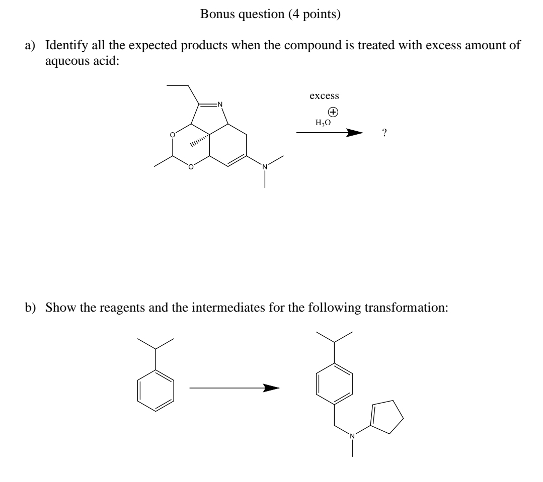 Solved Bonus question (4 ﻿points)a) ﻿Identify all the | Chegg.com